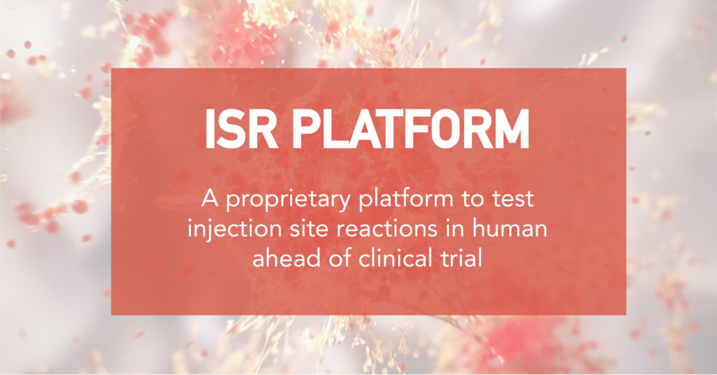 Injection site reaction research platform | Genoskin